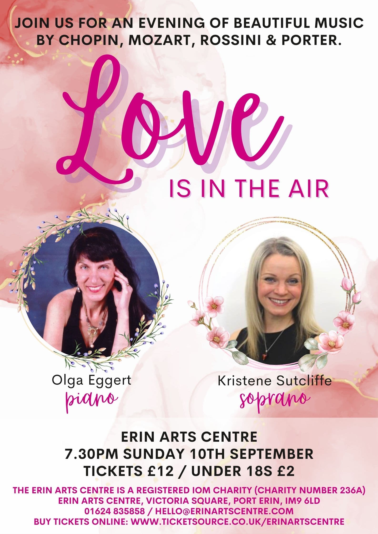 “Love Is In The Air” with Kristene Sutcliffe and Olga Eggert – Erin ...